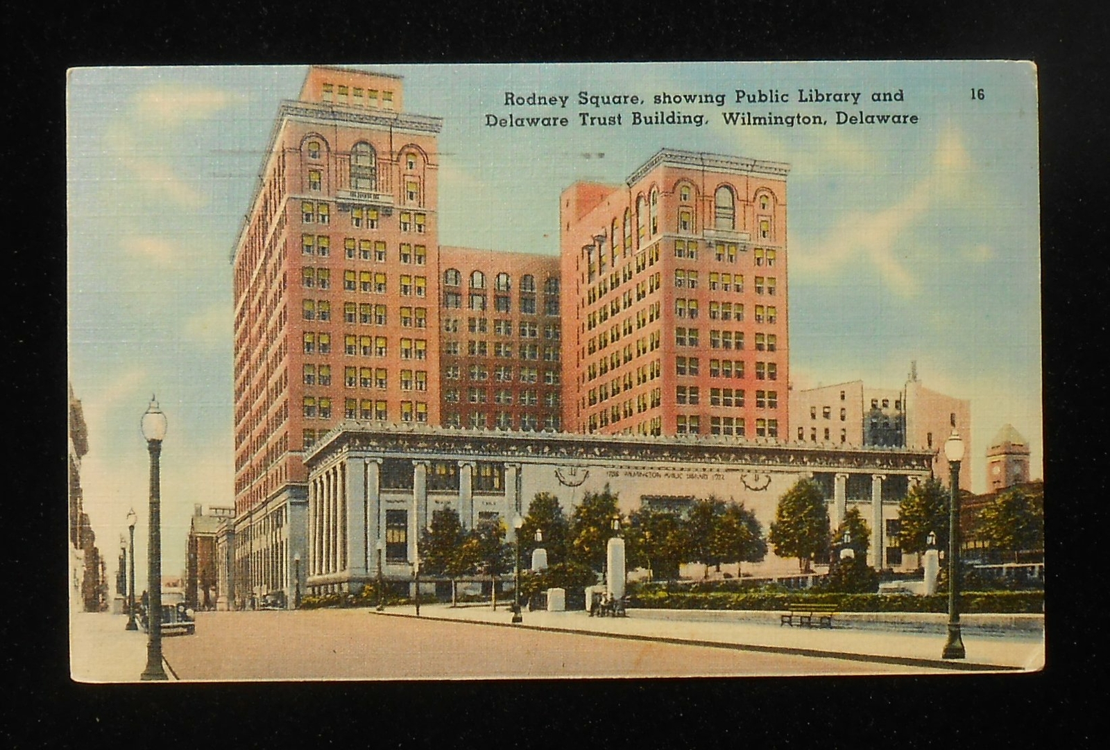1942 Rodney Square Public Library Delaware Trust Building Wilmington DE ...
