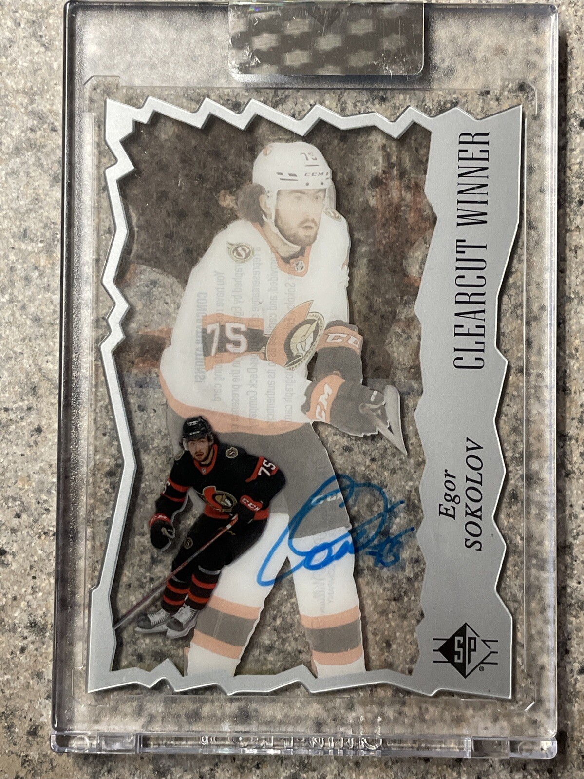 2021 UPPER DECK CLEAR CUT EGOR SOKOLOV SP CLEAR CUT WINNER AUTO | eBay
