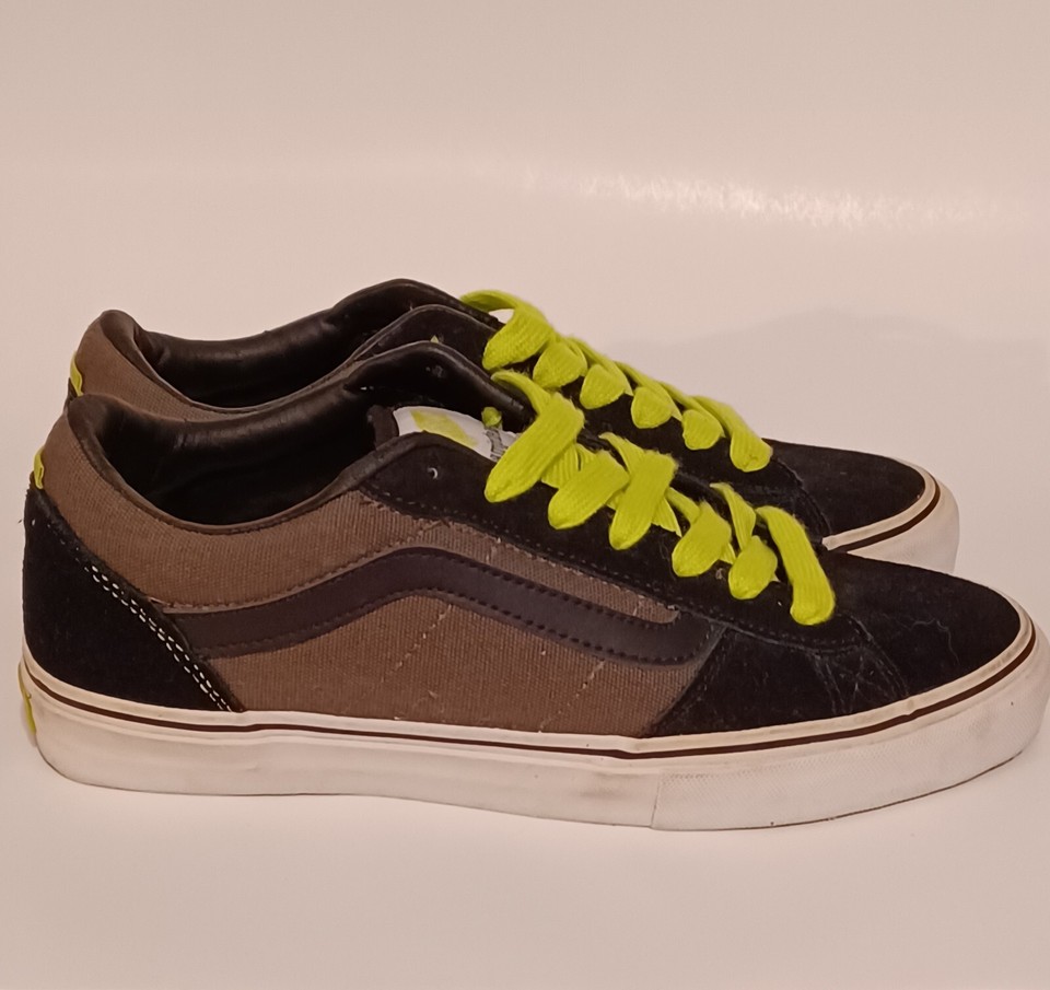 Vans La Cripta Dos Omar Hassan Sk8 Black Grey Mens 7.5 Skate Shoes Vtg ...