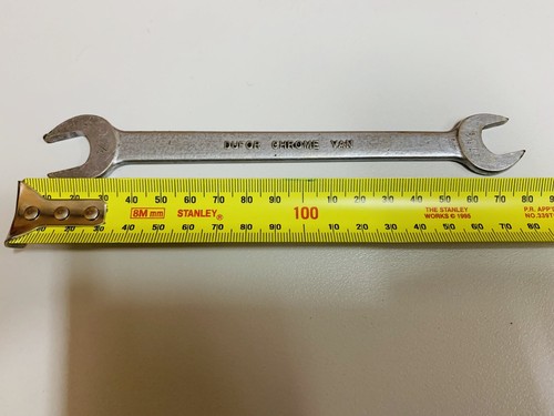 Open End Spanner Dufor Chrome-Van Steel 3/8” AF x 5/16” AF Vintage ...