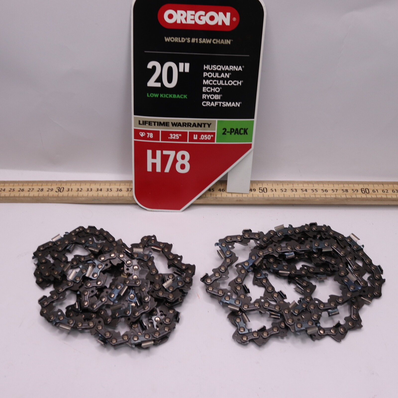 (2-Pk) Oregon Chainsaw Chain 20" H78 36577003205 | eBay