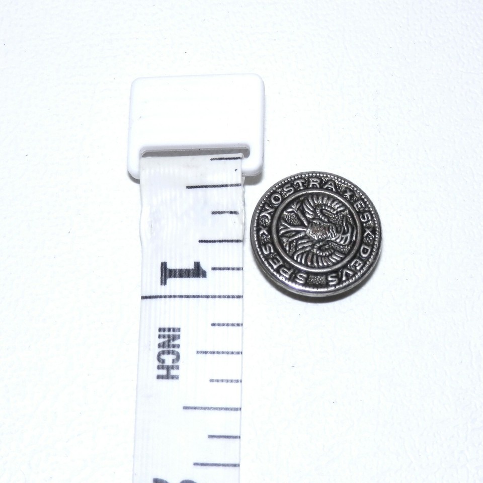 Vintage Hessian Soldier Button Es Devs Spes Nostra Teutonic Eagle ...