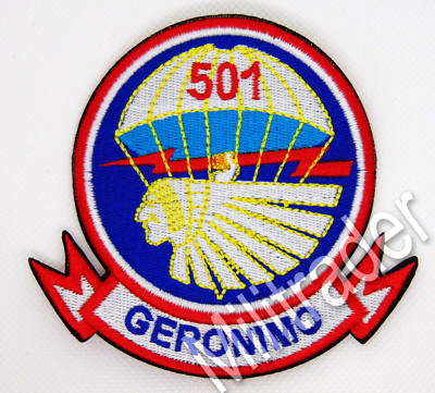 US Army 501st Parachute Infantry Regiment Geronimo Patch (See ...