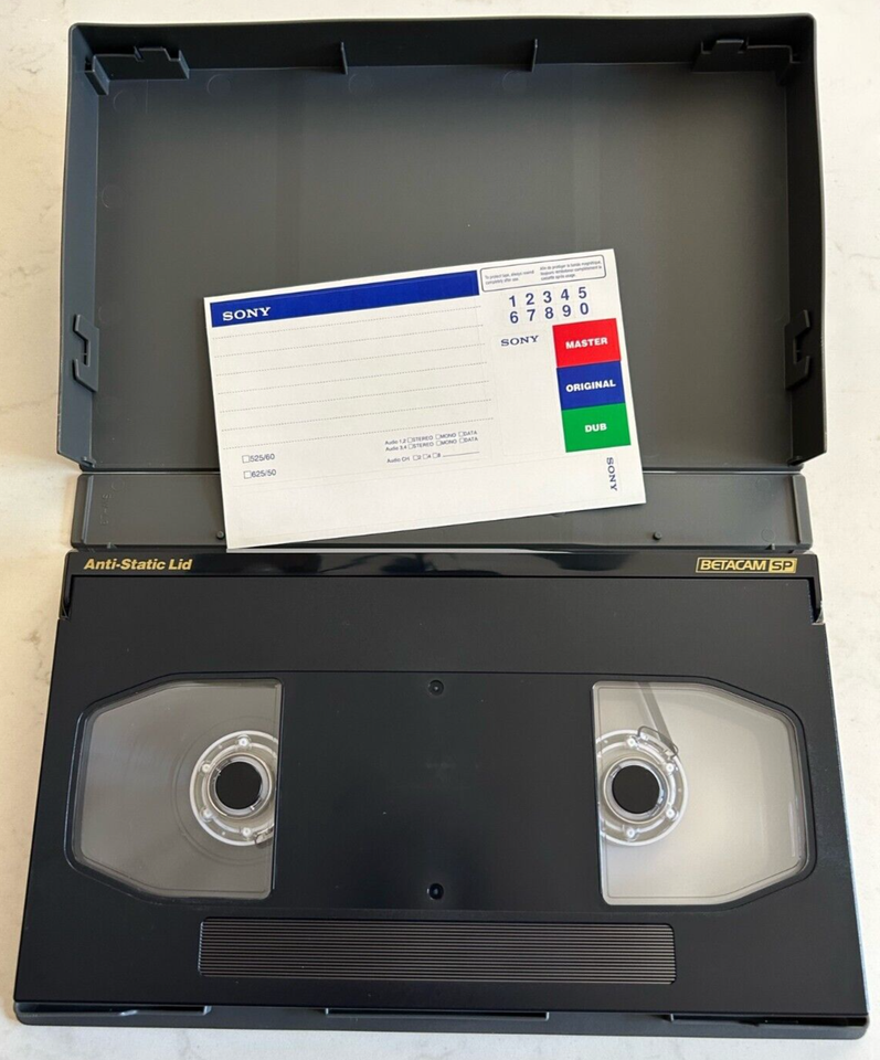 Sony Betacam SP BCT-90MLA 90 Minute Video Cassette *NEW* | eBay