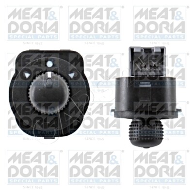 Mirror Adjustment Switch Black For CITROEN Nemo FIAT PEUGEOT Bipper 07 ...