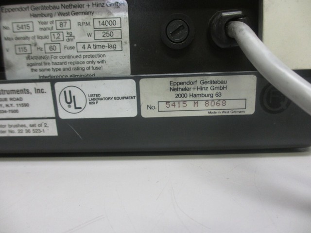 Brinkmann Eppendorf 5415c 14000 RPM Centrifuge for sale online | eBay