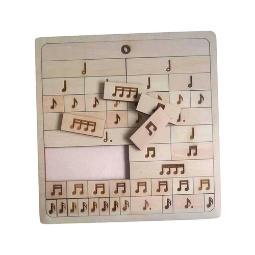 Wooden Musical Note Puzzle Sturdy Portable for Enthusiasts | eBay Australia