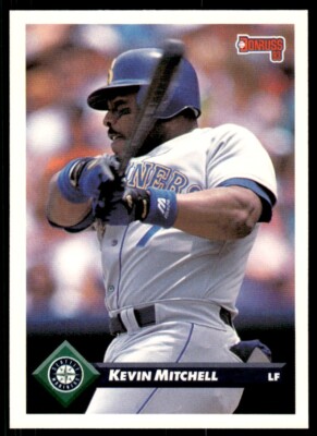 1993 Donruss Baseball Card Kevin Mitchell Seattle Mariners #157 | eBay