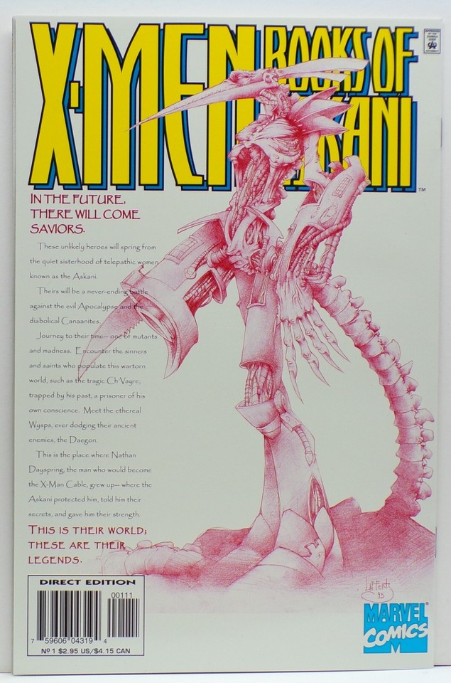X-Men Books of Askani -#1 --1995-- | eBay