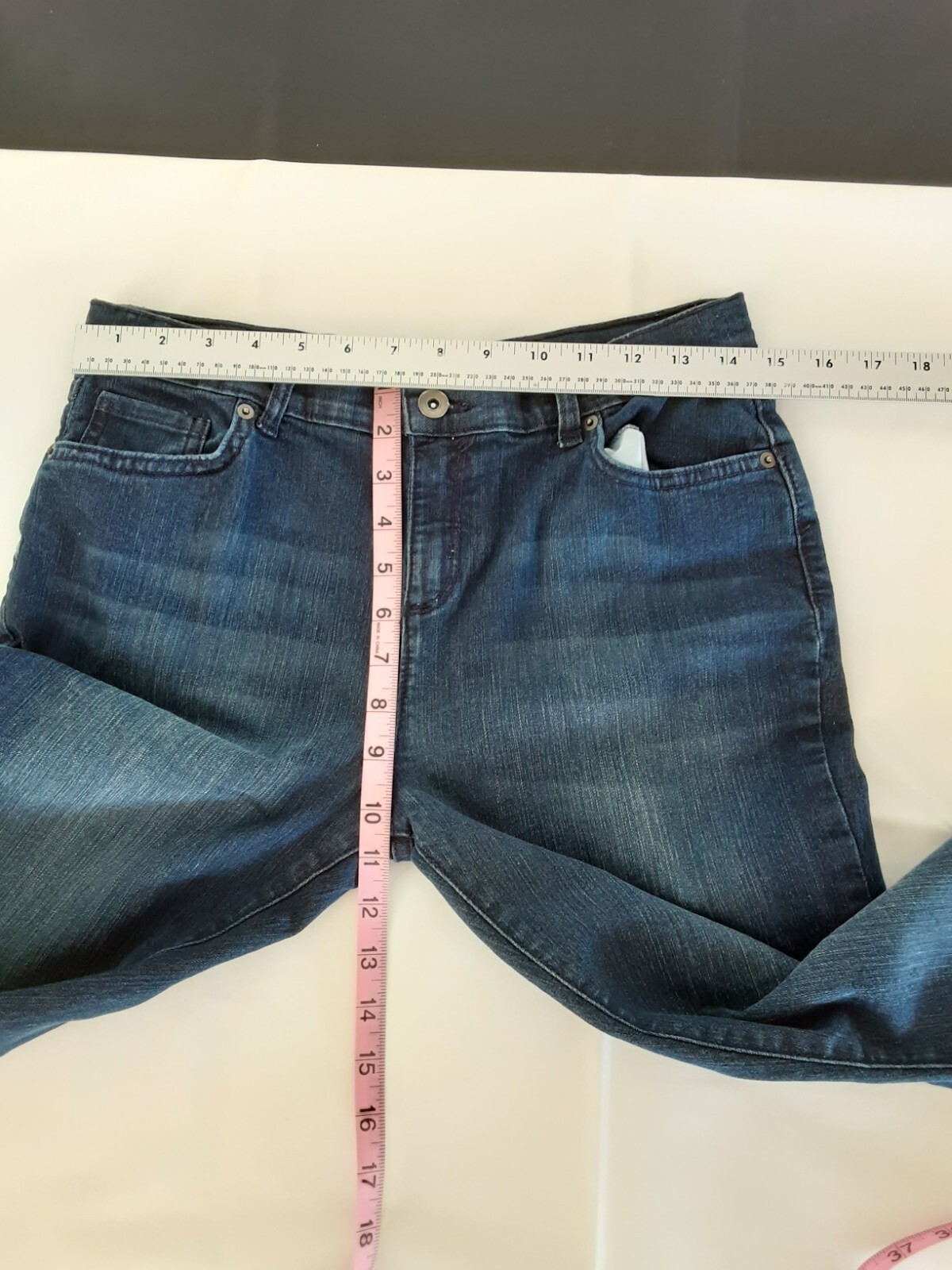 Place Jeans #487 Skinny Stretch Girls Blue Denim Sz 16 Preowned Good ...