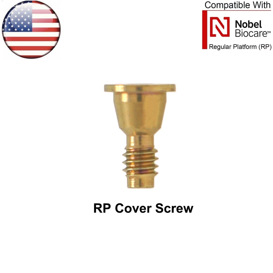 US Dental NOBEL Healing Abutment Caps Compatible Nobel Active RP ∅3.6/5 ...