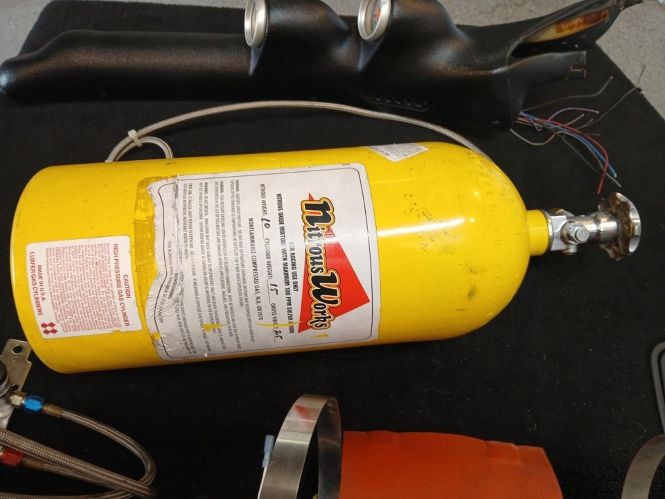 LS ENGINE NITROUS WORKS FOGGER SET UP W/ HOSES, SWITCHES & GAUGES | eBay