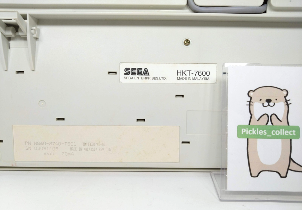 Dreamcast Keyboard White HKT-4000 Keyboard only Tested SEGA Official DC ...