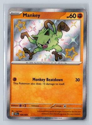 SV: Paldean Fates #169/091 Mankey | eBay