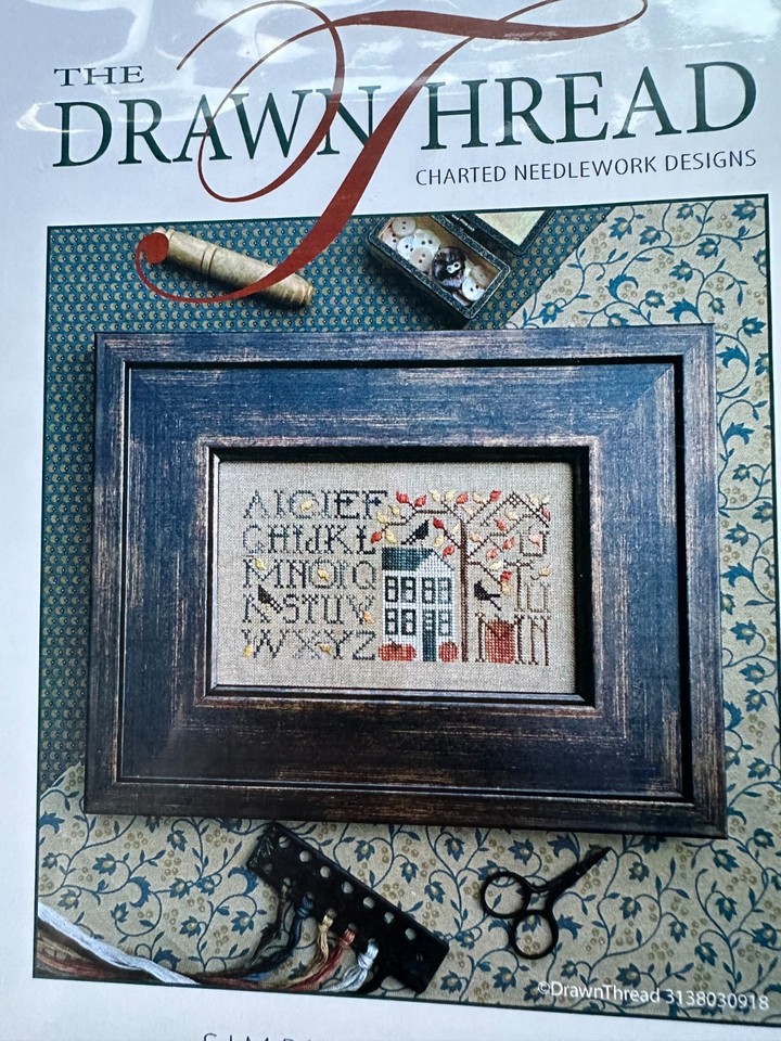 Simply Autumn Cross Stitch Pattern From The Drawn Thread, Vintage ...