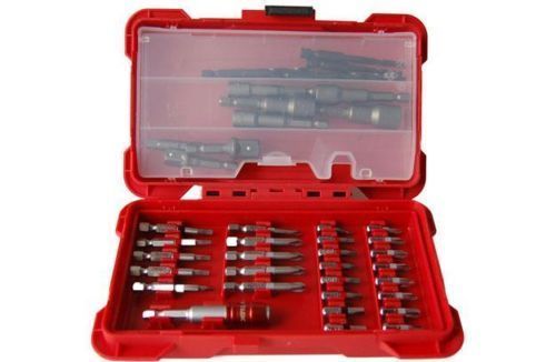 TASK Tools 40PC Impact Screw Driver Bit Socket Adapter Magnetic Nut ...