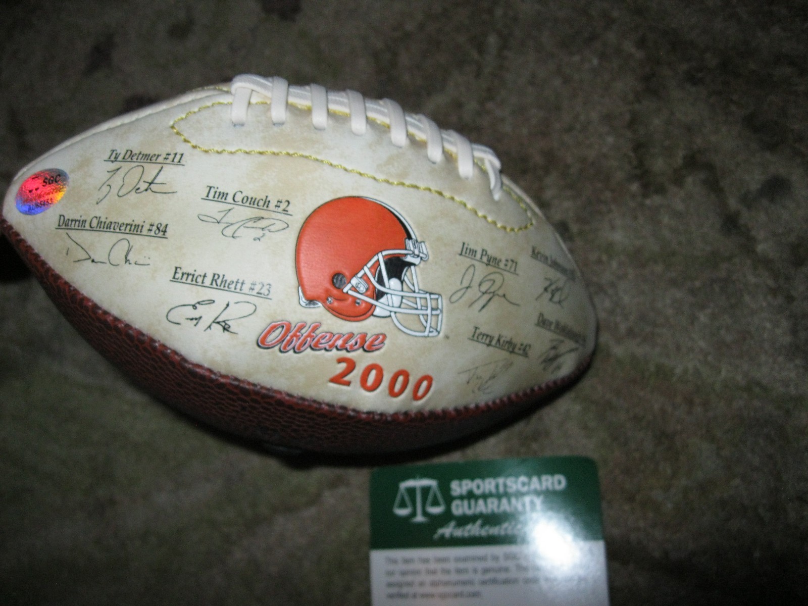 PAUL WARFIELD Autographed Mini Football SGC Certified | eBay