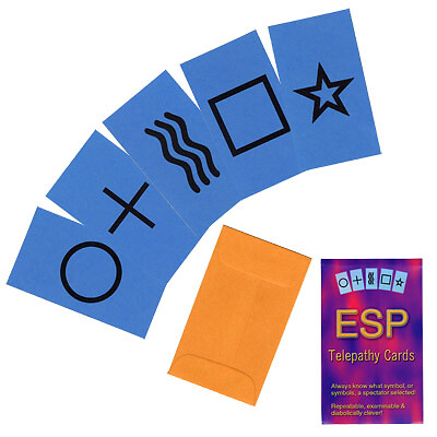 ESP Telepathy Cards magic trick illusion stage close-up stand-up | eBay ...
