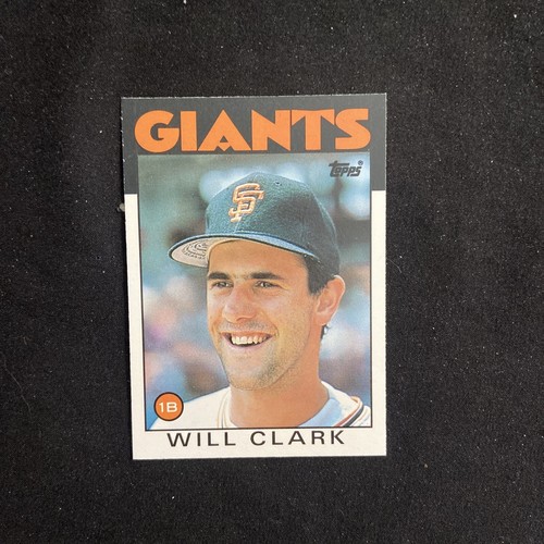 1986 Topps Traded Will Clark Rookie #24T San Francisco Giants | eBay