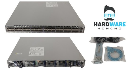 Arista DCS-7280QR-C36-R, 24x40GbE QSFP+ & 12x100GbE QSFP switch, rear ...