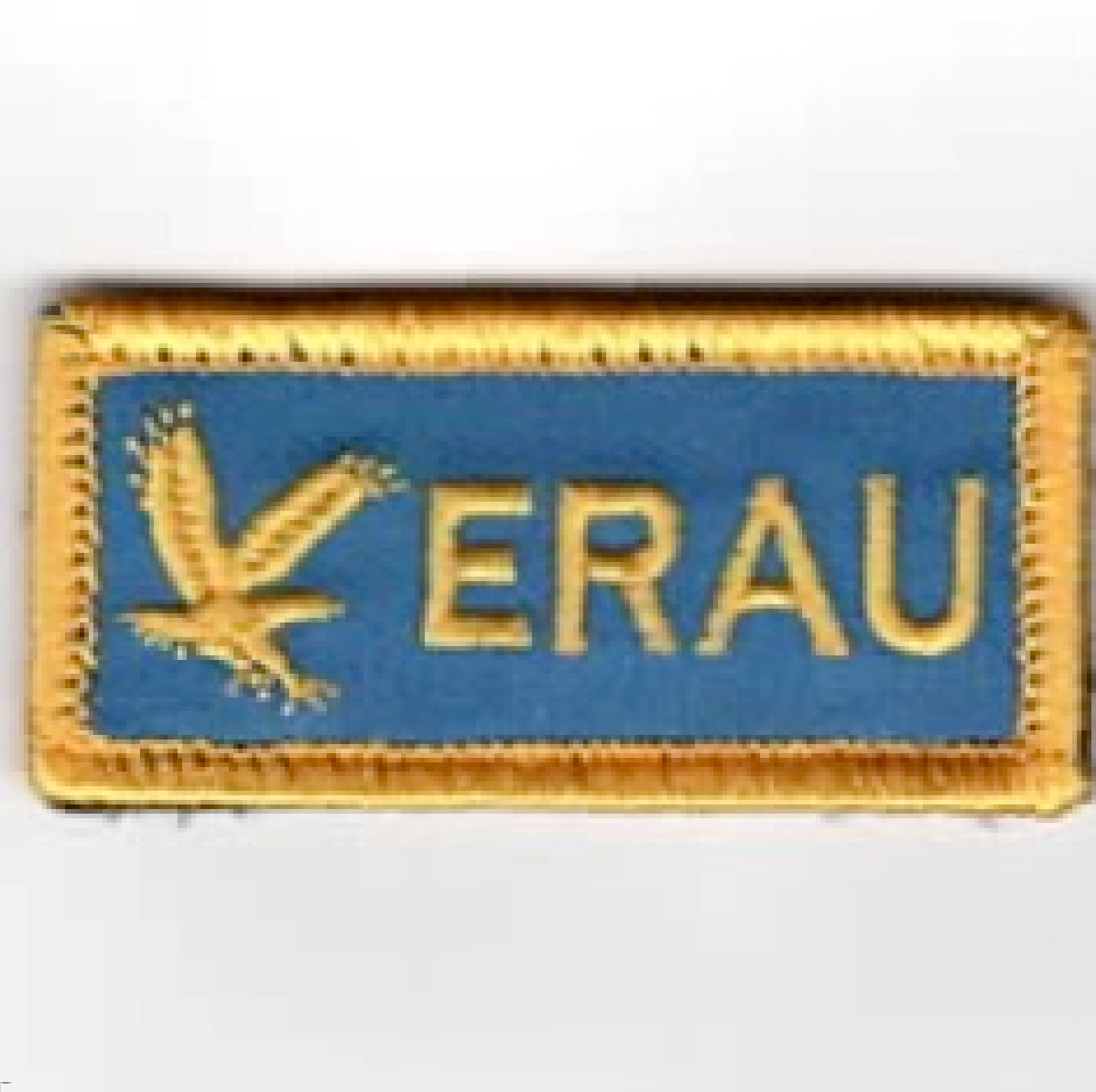 EMBRY RIDDLE AERONAUTICAL UNIVERSITY ERAU BLUE YELLOW FSS EMBROIDERED ...