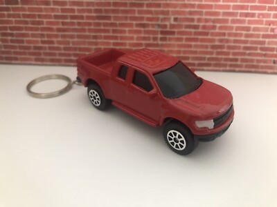 KEYCHAIN RING for FORD F150 SVT RAPTOR SVT PICKUP RED AUTO CAR KEYS FOB ...