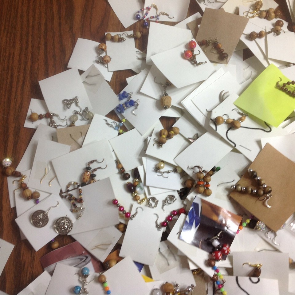 NEW Jewelry EARRINGS -Collectible Lot Of 25 Unique Pairs - Assortment ...