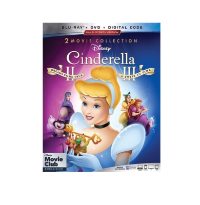 Disney Cinderella II and III 2-Movie Collection (Blu-ray + DVD ...