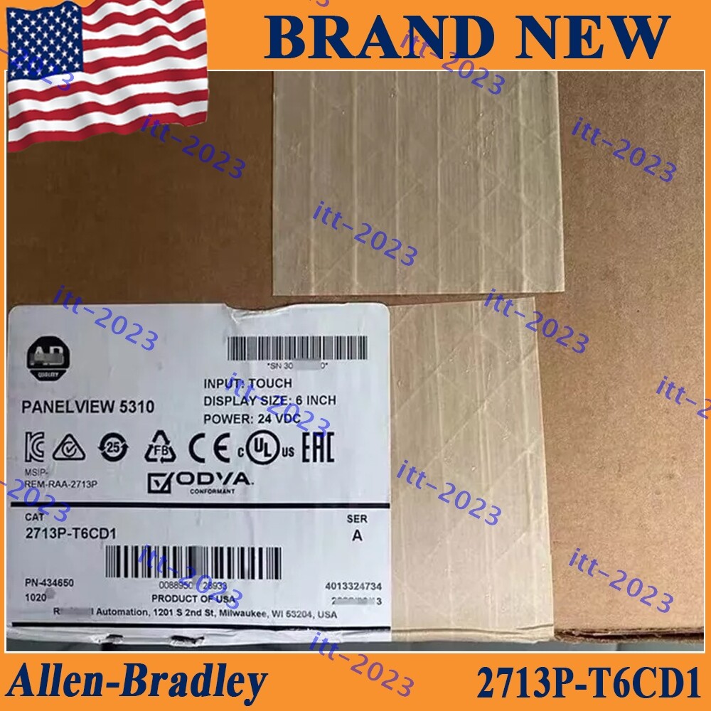 Allen-Bradley 2713P-T6CD1 New AB Panelview 5310 6" Graphic Terminal ...