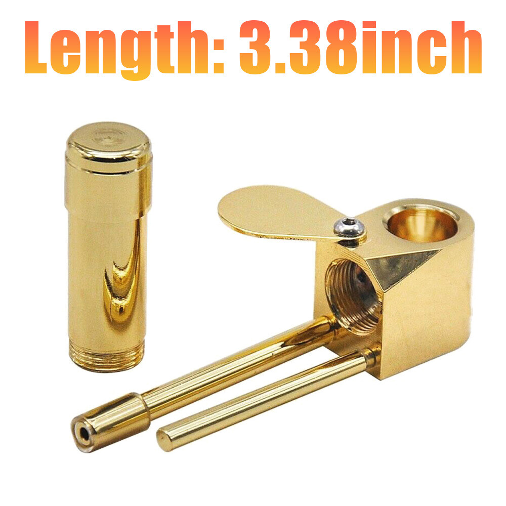New Brass PLT Tobacco Smoking Proto Pipe | Grelly USA