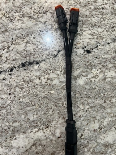 Dual Output Deutsch DT Adapt Connector Splitters Y split 2 pin 16 AWG ...