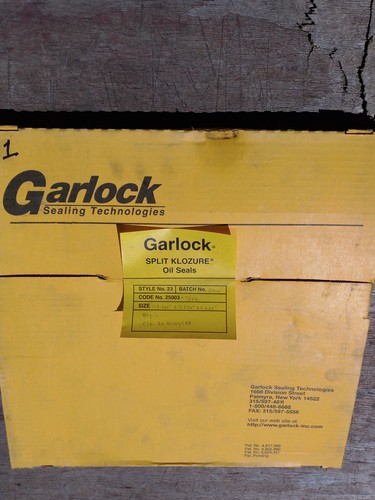 Genuine Original Garlock Split Klozure Oil Seals Style 23 Code:25003 ...