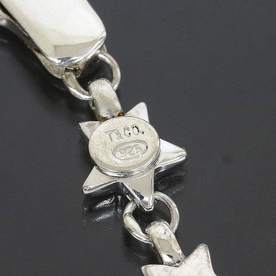 Tiffany & Co. Sterling Silver Chain of Stars Link Necklace | eBay