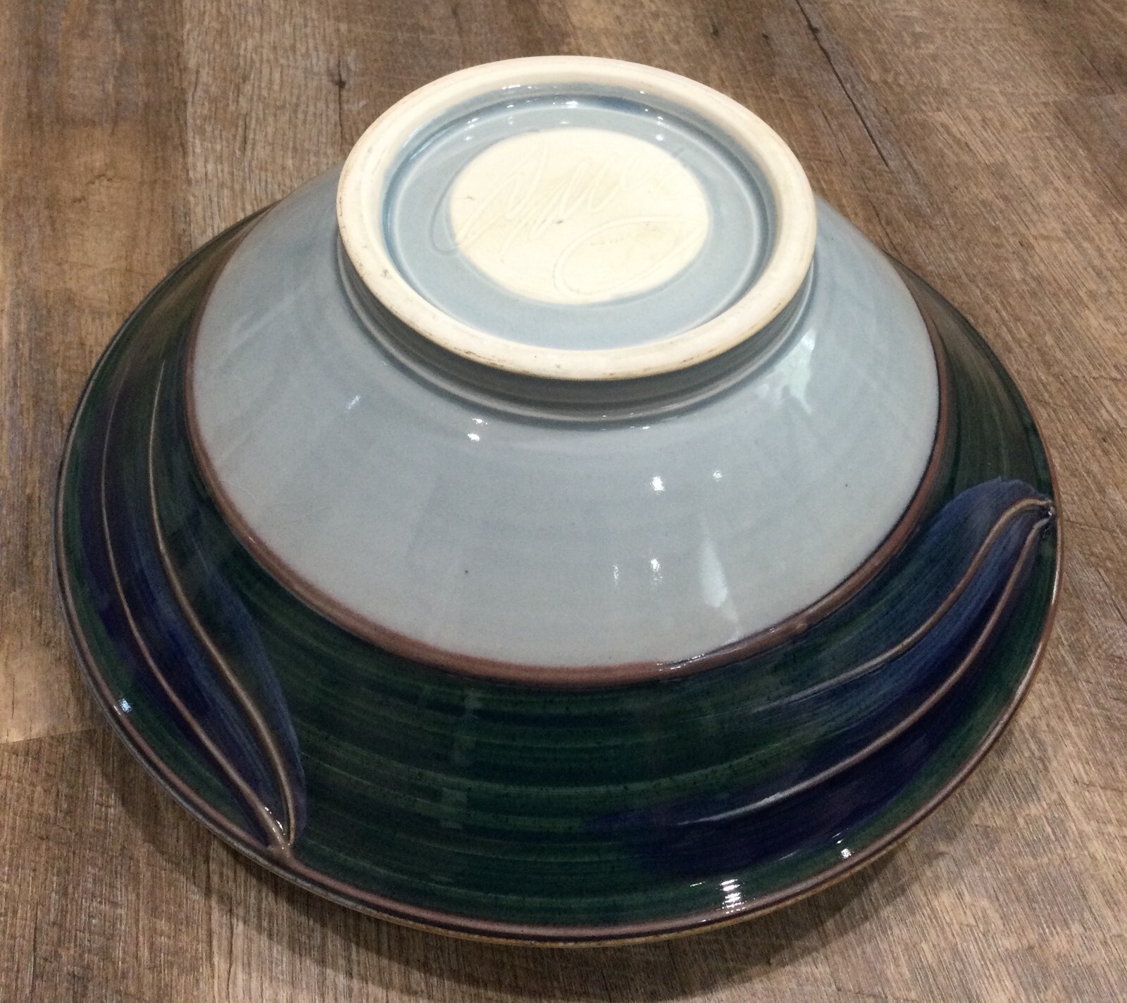 VHTF Vintage Doug Dacey Art Pottery 13.5" Porcelain Bowl North Carolina ...