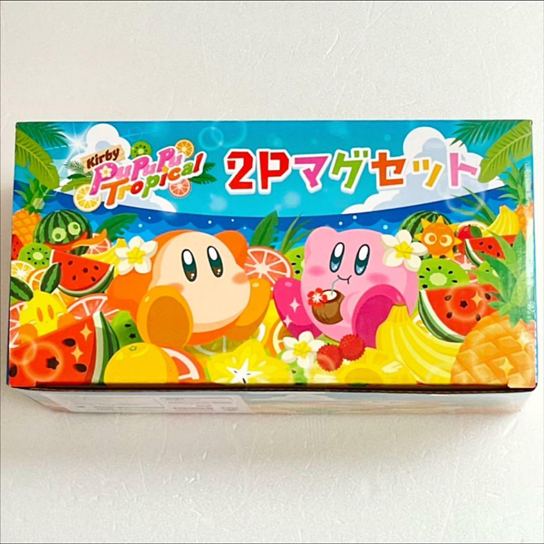 Kirby Of The Stars Pupupu Tropical Waddle Dee Kirby 2P Mug Cup Box Set ...
