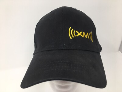 XM Satellite Radio Logo Black Flex Cap Hat Size M/L Sirius XM "Are You ...