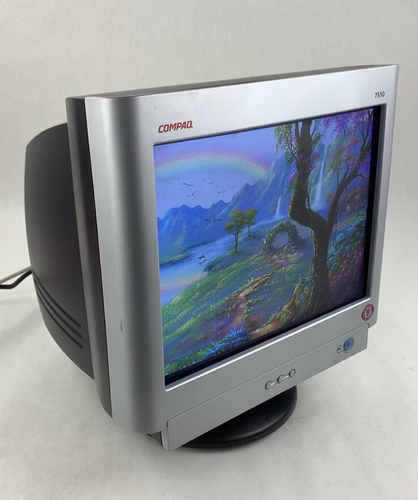 Compaq V7550 PE1161T CRT Monitor 16" CRT VGA Computer Color Monitor ...