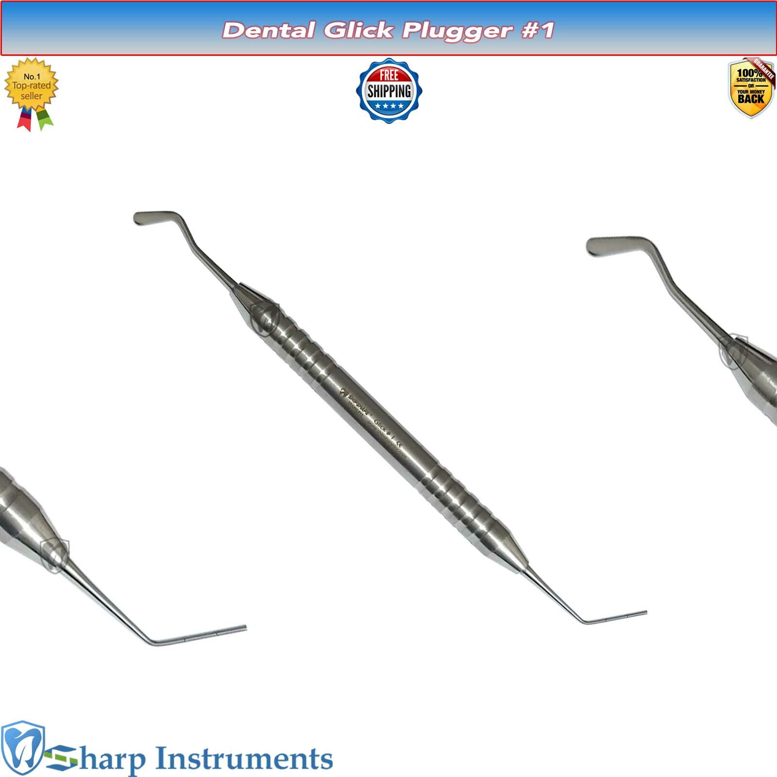 Dental Root Canal Plugger Endo Glick #1 Double Ended Endodontic ...