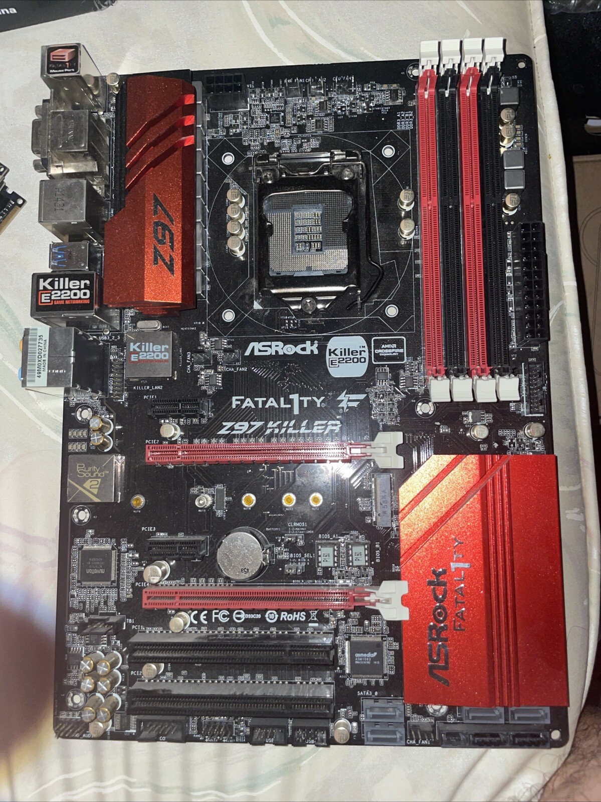 ASRock FATAL1TY Z97 Killer Intel LGA1150 DDR3 ATX Desktop Motherboard ...