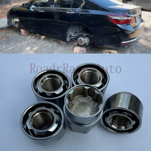 For Nissan Subaru Tuner Wheel Lock Nuts 12x1.25 Acorn Locking Bolts x4 ...