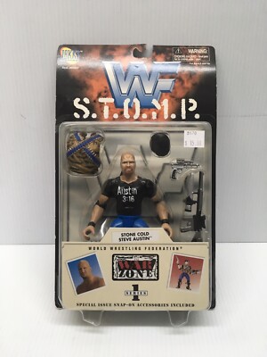 Jakks WWF STOMP War Zone Series 1 Stone Cold Steve Austin Wrestling ...