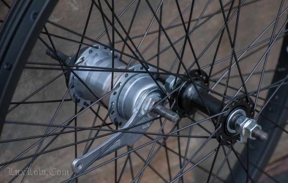 26" Nexus 3Speed Cruiser Bike WHEELS Stick Shifter Tires Vintage ...