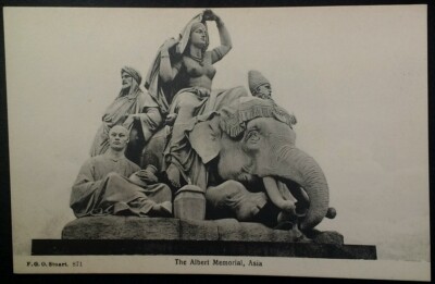 Albert Memorial UK Postcard Early 1900s Rare Kensington Garden Asia ...