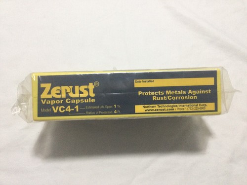NEW SEALED Zerust Vapor Capsule VC4-1 Rust/Corrosion Protection 1 Year ...