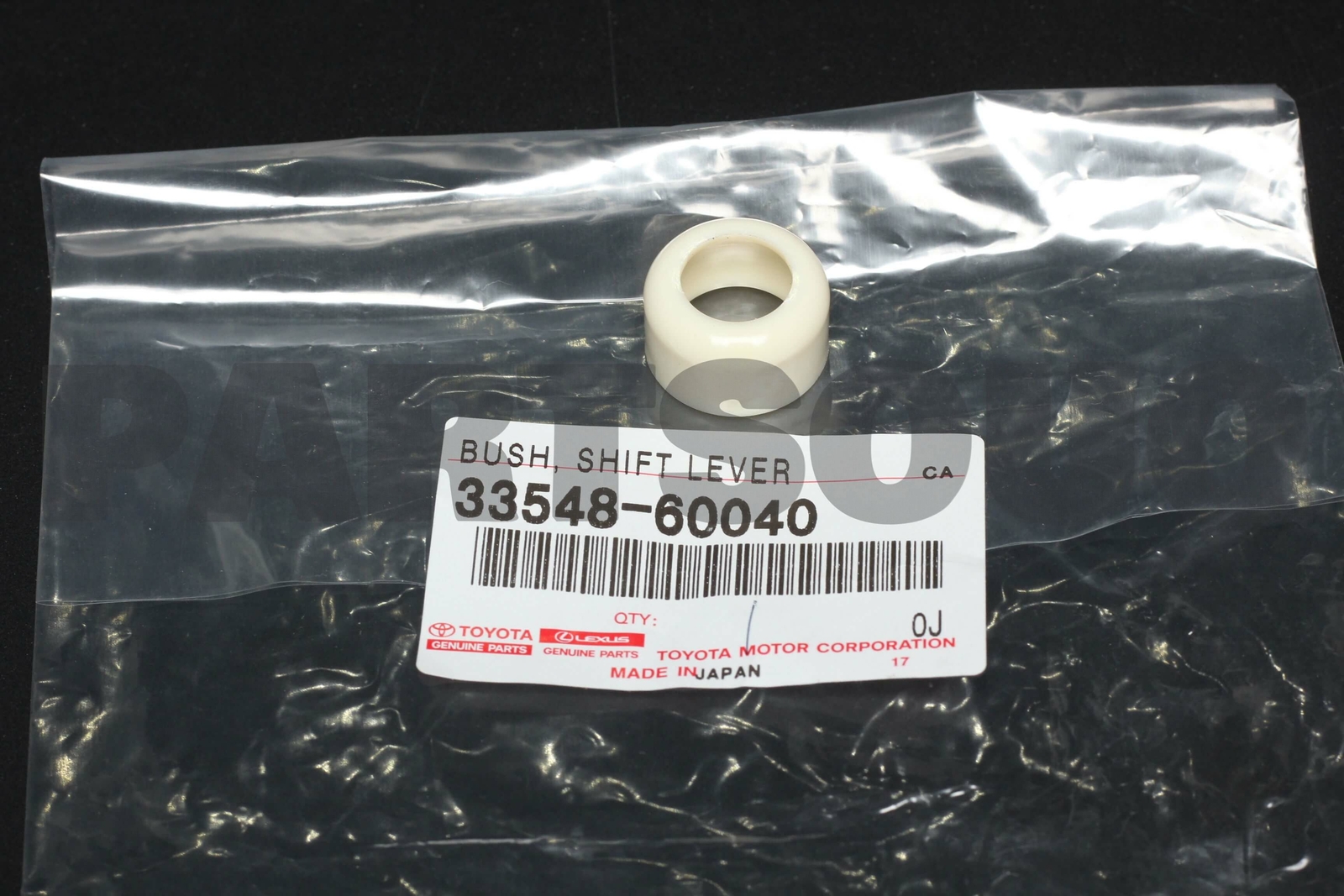3354860040 Genuine Toyota BUSH, NO.1, SHIFT LEVER (FOR FLOOR SHIFT ...
