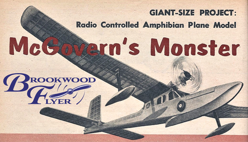 CUSTOM PRIVATEER PLAN to Build McGovern's 114" RC Amphibian Model ...