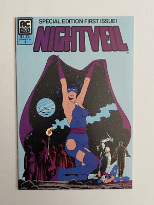 Nightveil #1 Comic Book 1984 AC Comics Americomics | eBay