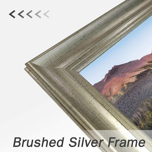 Lake Reflection Canvas Wall Art: Large Rocky Mountain Framed Picture ...