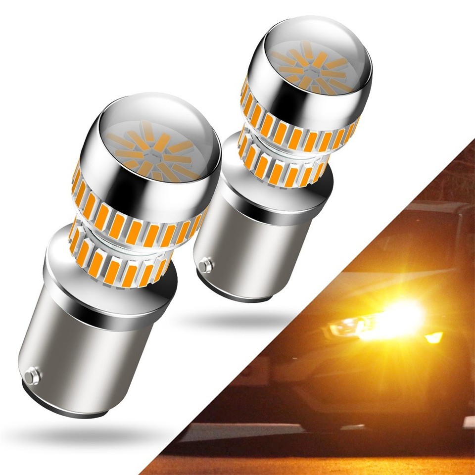 AUXITO 1157 LED Turn Signal Light CANBUS Bulbs Anti Flash Hyper Error ...