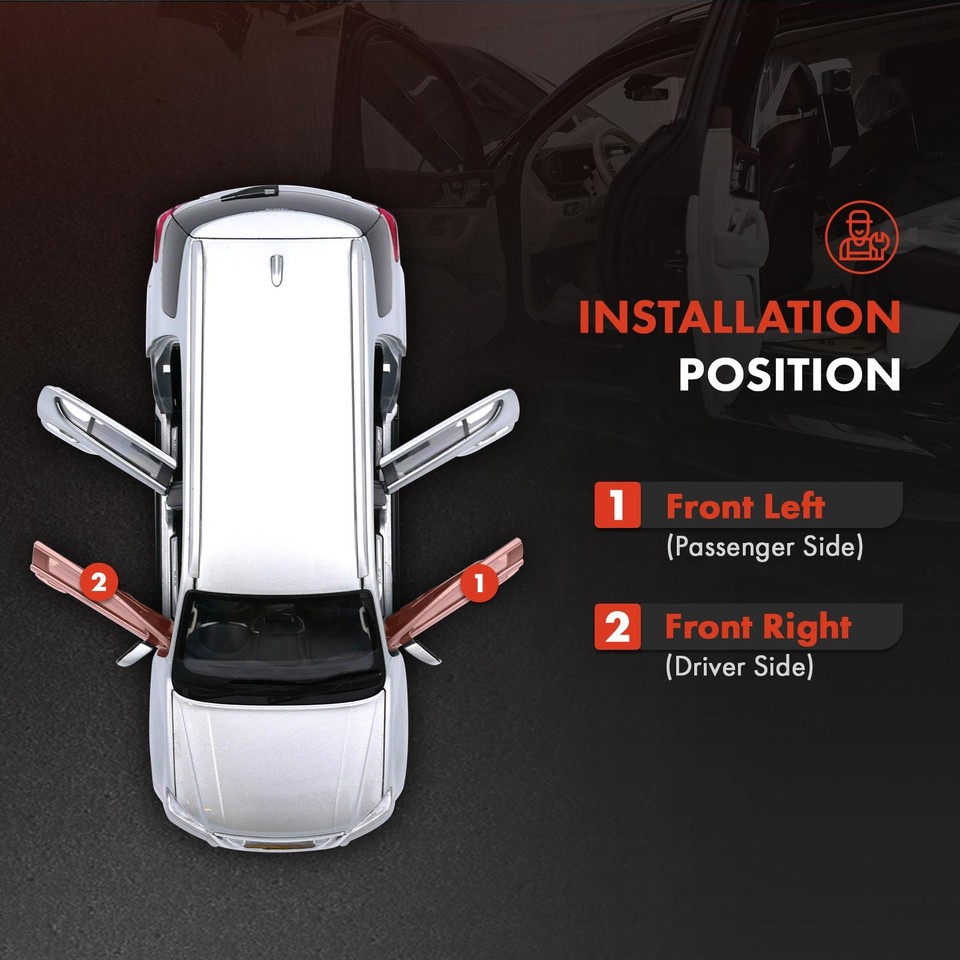 A-Premium 2x Door Hinge Stop Check Strap for VW Touran 15-25 5TA837249A ...